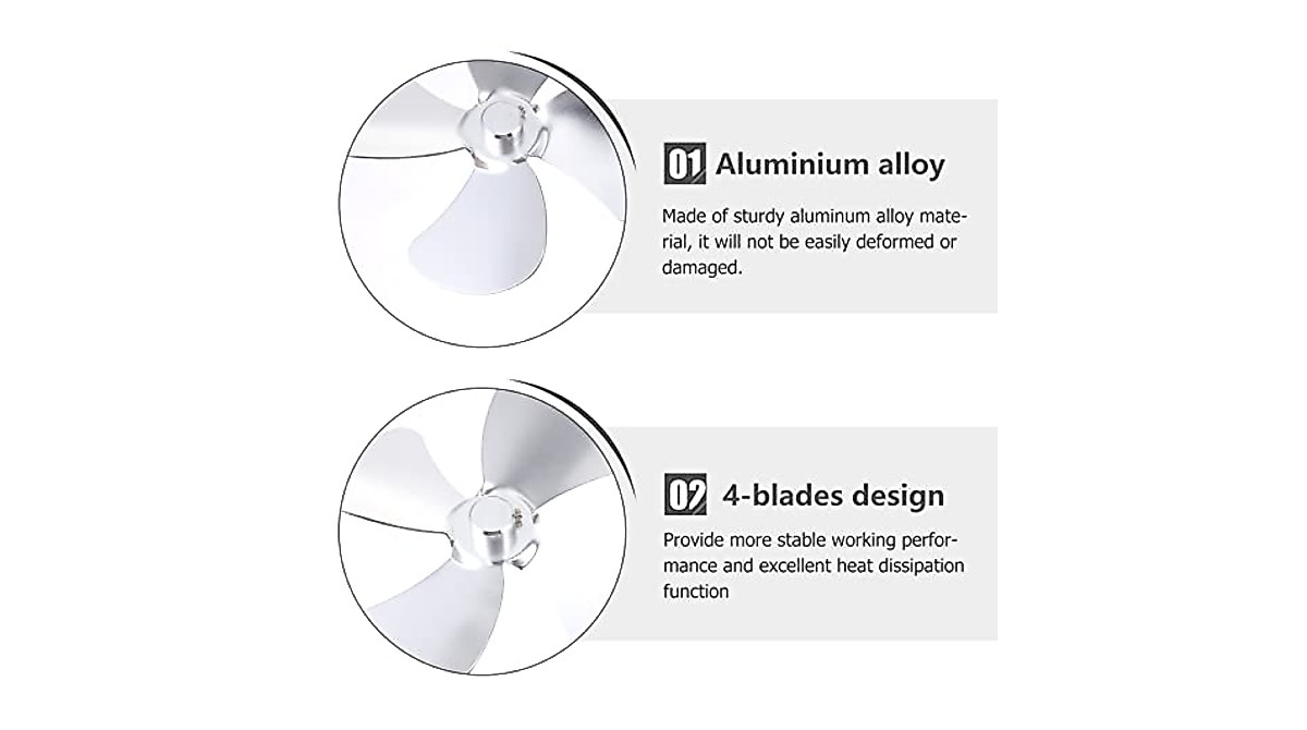 Universal Aluminium Alloy Fan Blades for Efficient Heating