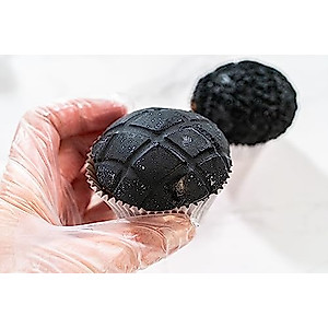 Bakerpan Premium Rolled Black Fondant for Cake Decorating, Vanilla Flavor - 4.4 Ounces