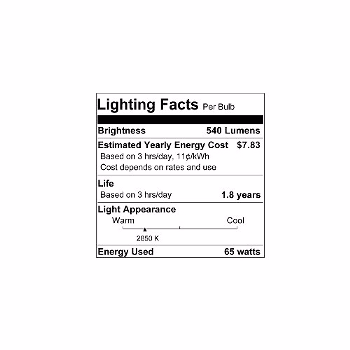 SYLVANIA Incandescent 65W BR40 Flood Light Bulb, 540 Lumens, 130 Volt, E26 Medium Base, 2850K, Warm White - 6 Pack (15679)