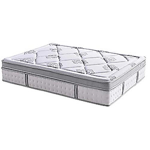 Classic Brands Gramercy Cool Gel Memory Foam and Innerspring Hybrid 14-Inch Euro Pillow Top Mattress | Bed-in-a-Box California King