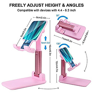 Aurora Funny Foldable Desktop Cell Phone Holder Portable Adjustable Stand Desk Accessories
