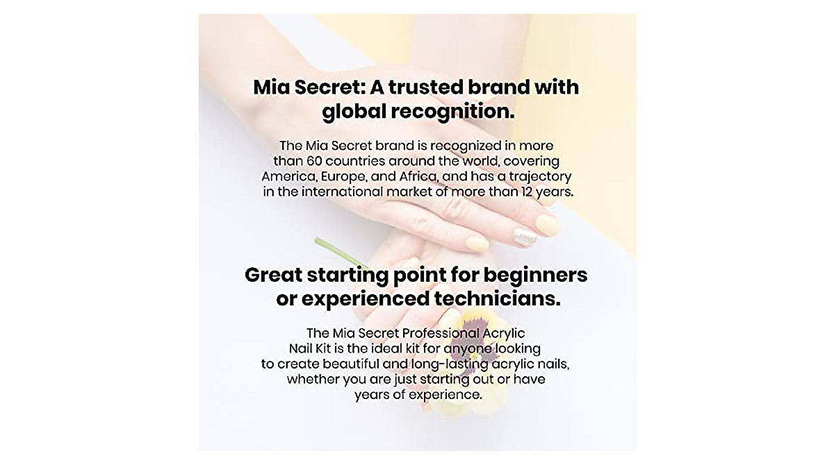 Mia Secret Acrylic Nail Kit for Beginners | Professional Quality