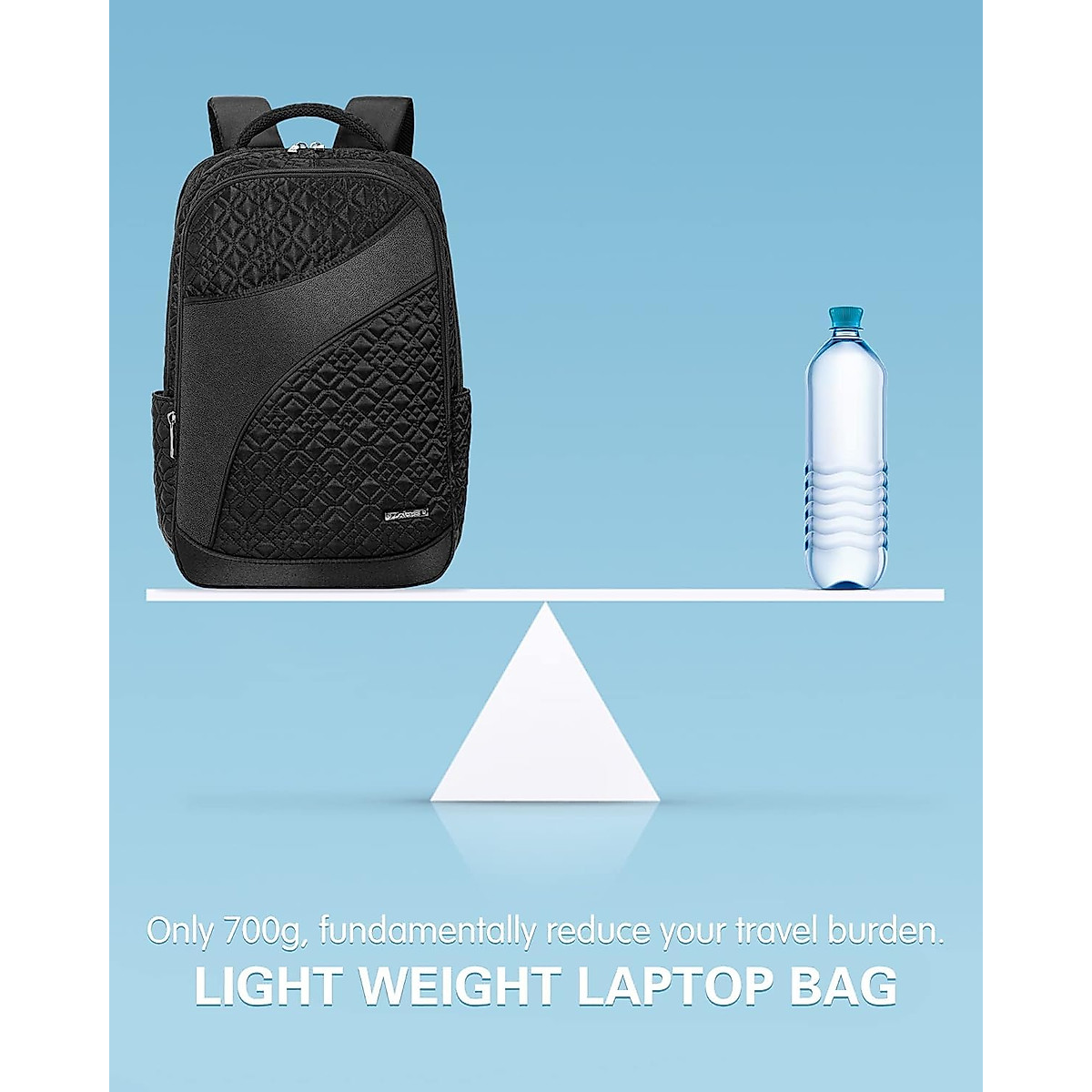 BAGNN 15.6'' Laptop Backpack for Men & Women, Birthday Gifts College Backpack with USB Charging Port, Carry on Backpack for Airplanes