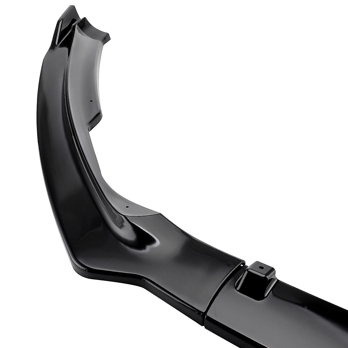 MotorFansClub 3pcs Front Bumper Lip Splitter Fit for Ford Fusion Mondeo 2017 2018 2019 Trim Protection Splitter Spoiler, Black