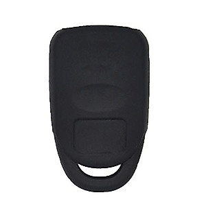 LemSa 2Pcs Rubber Silicone Smart Key Fob Case Cover Protector Holder for Hyundai Elantra Genesis Sonata Kia Sorento Forte Optima Rondo Spectra,Black Pink