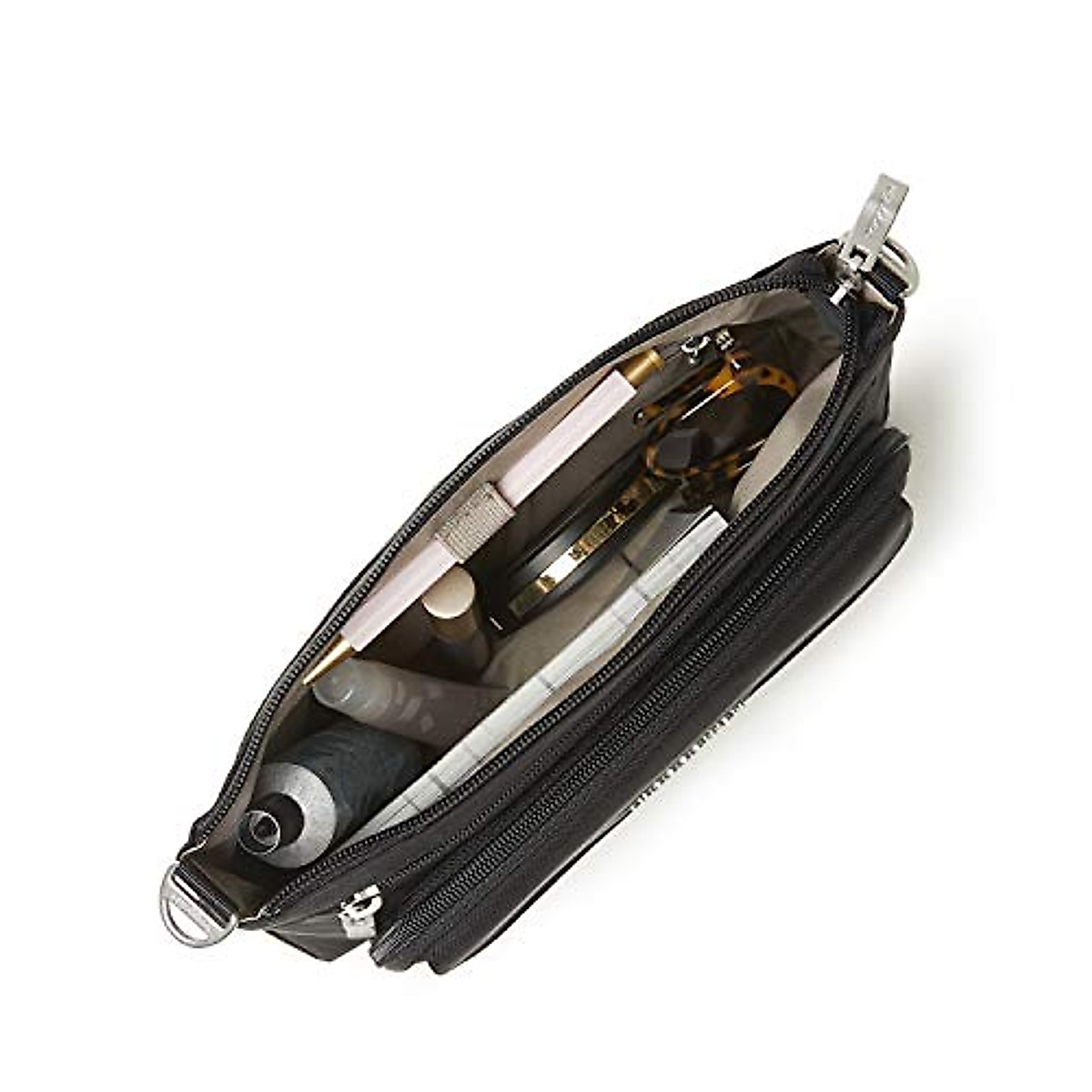 Baggallini womens Original RFID Everyday Crossbody Bag, Black, One Size US