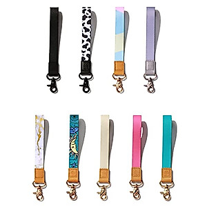 PikPok Mart Wrist Lanyard for Keys, Wristlet Key Chain Strap, Warm White Hand Wrist Keychain Holder for Women & Men