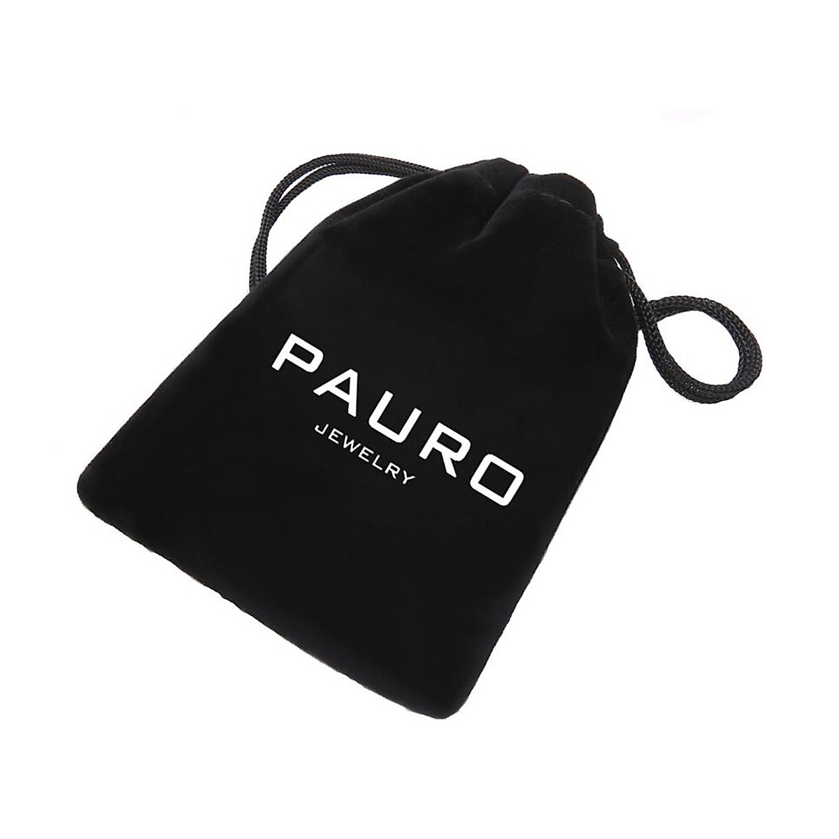 PAURO Women's Stainless Steel 3 Rows Cubic Zirconia Round Cut CZ Ring Promise Wedding Band Silver Size 7