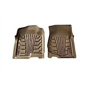 Lund 283096-T Catch-It Vinyl Tan Front Seat Floor Mat - Set of 2