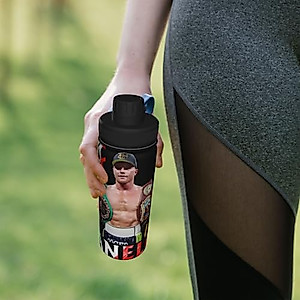 Eevikion Canelo of Alvarez Stainless Steel Insulated Tumbler Sports Water Bottle Hot and Cold Travel Cup 18oz