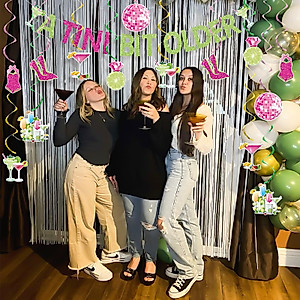 Martini Themed Party Decorations A Tini Bit Older Banner Martini Bar Hanging Swirls Tini Bar Themed Margarita Martini Cocktail Birthday Wedding Engagement Bachelorette Party Whirls Ceiling Swirls