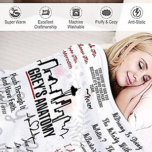 Flannel Blanket Ultra Soft Micro Fleece Throw Blankets Merchandise Warm Lightweight Bedding for Sofa Couch Chair All Season 50"X40"