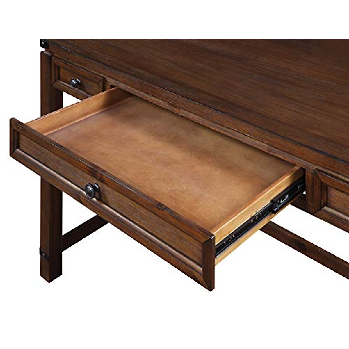 OSP Home Furnishings Baton Rouge Writing Desk, Walnut