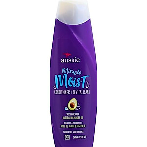 Aussie, ParabenFree Miracle Moist Conditioner w Avocado Jojoba Oil For Dry Hair, Citrus, 12.1 Fl Oz