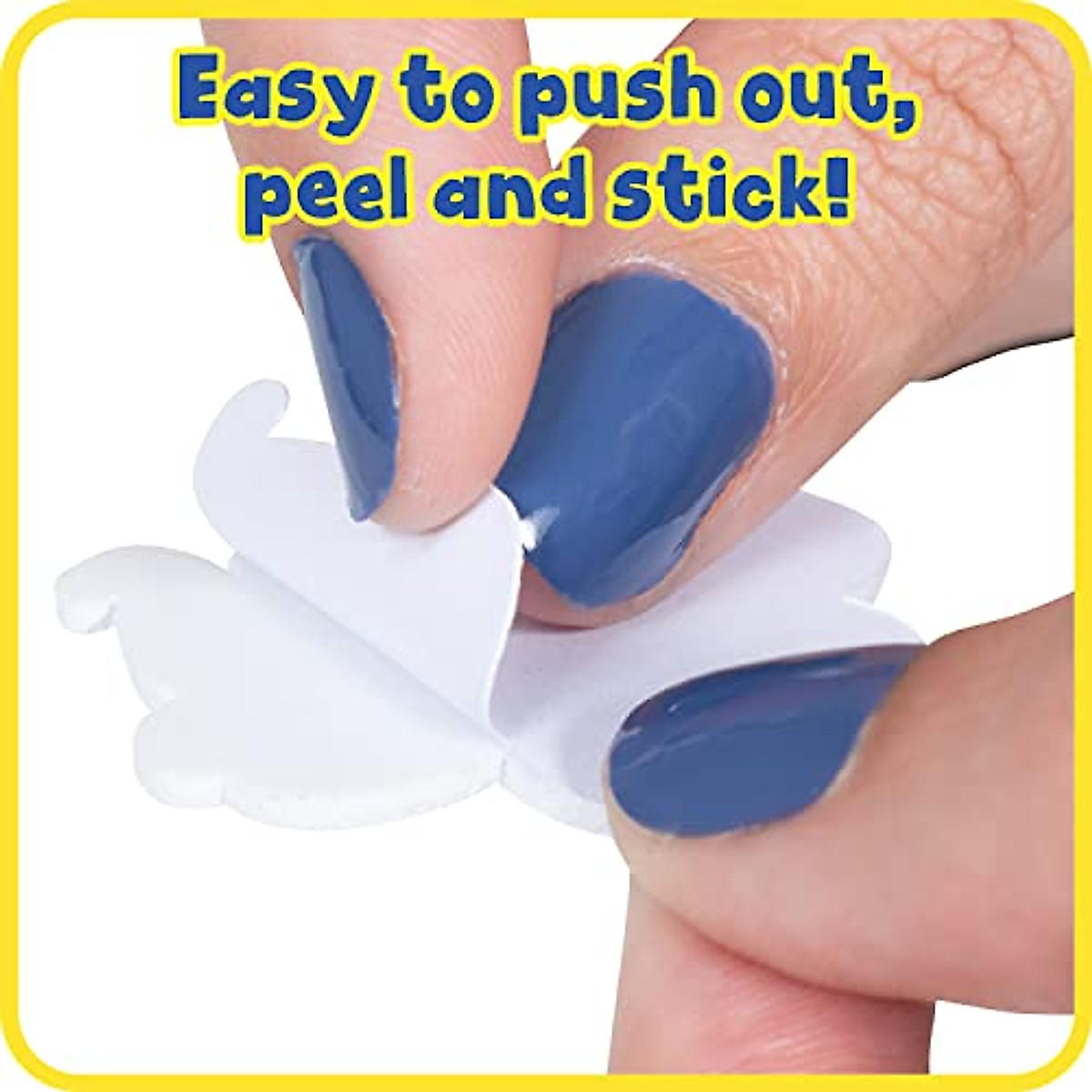 READY 2 LEARN Foam Stickers - Sharks - Pack of 132 - Self-Adhesive Stickers for Kids - 3D Cute Shark Stickers for Laptops, Party Favors and Crafts