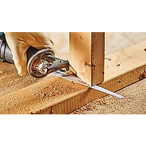 BOSCH RSAP8PK 8-Piece All-Purpose Reciprocating Saw Blade Assorted Set Ideal for Applications in Wood, Wood with Nails, Metal, Drywall, Plastic, PVC