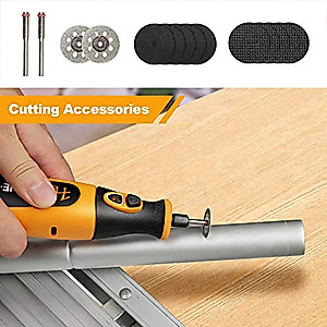 Hoteche 276Pcs Rotary Tool Accessories Kit 1/8-Inch Shanks Universal Accessories Kit Power Rotary Tool Accessries for Carving, Polishing, Sanding, Cutting with Carrying Case