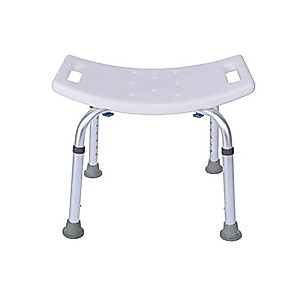TRENTSNOOK Exquisite Camping Stool Auxiliary Seat Without Backrest Height Adjustable Non-Slip Toilet Cover Disabled Household Adult Elderly Pregnant Women Children Bath Shower Stool