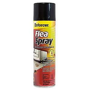 Enforcer Flea Spray for Carpets & Furniture - 14 oz (Case of 12) ENFS14 - Kills Fleas, Ticks & Carpet Beetles