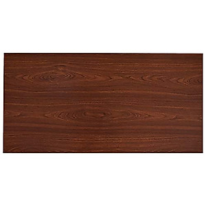 ULUYYUC Dining Table Brown 47.2"x23.6"x29.1" MDF,Office Desks Party Table Kitchen Tables Kitchen Furniture Outdoor Table for Living Room, Kitchen, Backyard, Wedding,Office