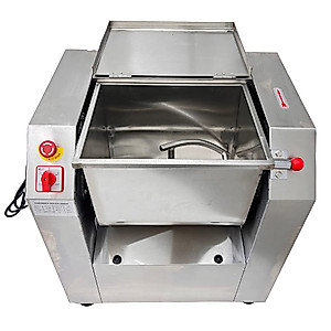 INTSUPERMAI 110V Commercial Dough Mixer Machine 15 KG Kneading Capacity Electric Food Mixer Flour Mixer1500W/2HP for Dough Mixing Kneading