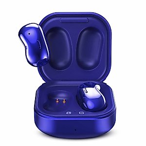 UrbanX Street Buds Live True Wireless Earbud Headphones for Samsung Galaxy Note 20 5G - Wireless Earbuds w/Active Noise Cancelling - Blue (US Version with Warranty)