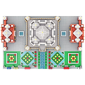 SEMKY Micro Mini Blocks Taj Mahal Famous Landmark Model Set,(5477Pieces) -Building and Architecture Toys Gifts for Kid and Adult