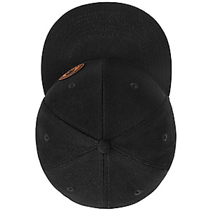 Chicken Noodles Flat Brim Hats for Men - Gothic Style Skull Hat Leather Pattern - Hip-Hop Snapback Hat Skeleton Hats for Men