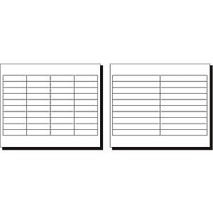 Avery WorkSaver Tab Inserts, 2 Inches, White, 100 Inserts (11136)