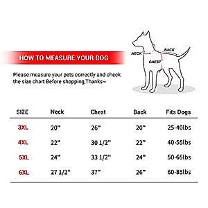 Dog Hoodie for Large Dogs, Warm Dog Sweater Dog Winter Sweatshirt for Medium to Large Dog, Black 6XL