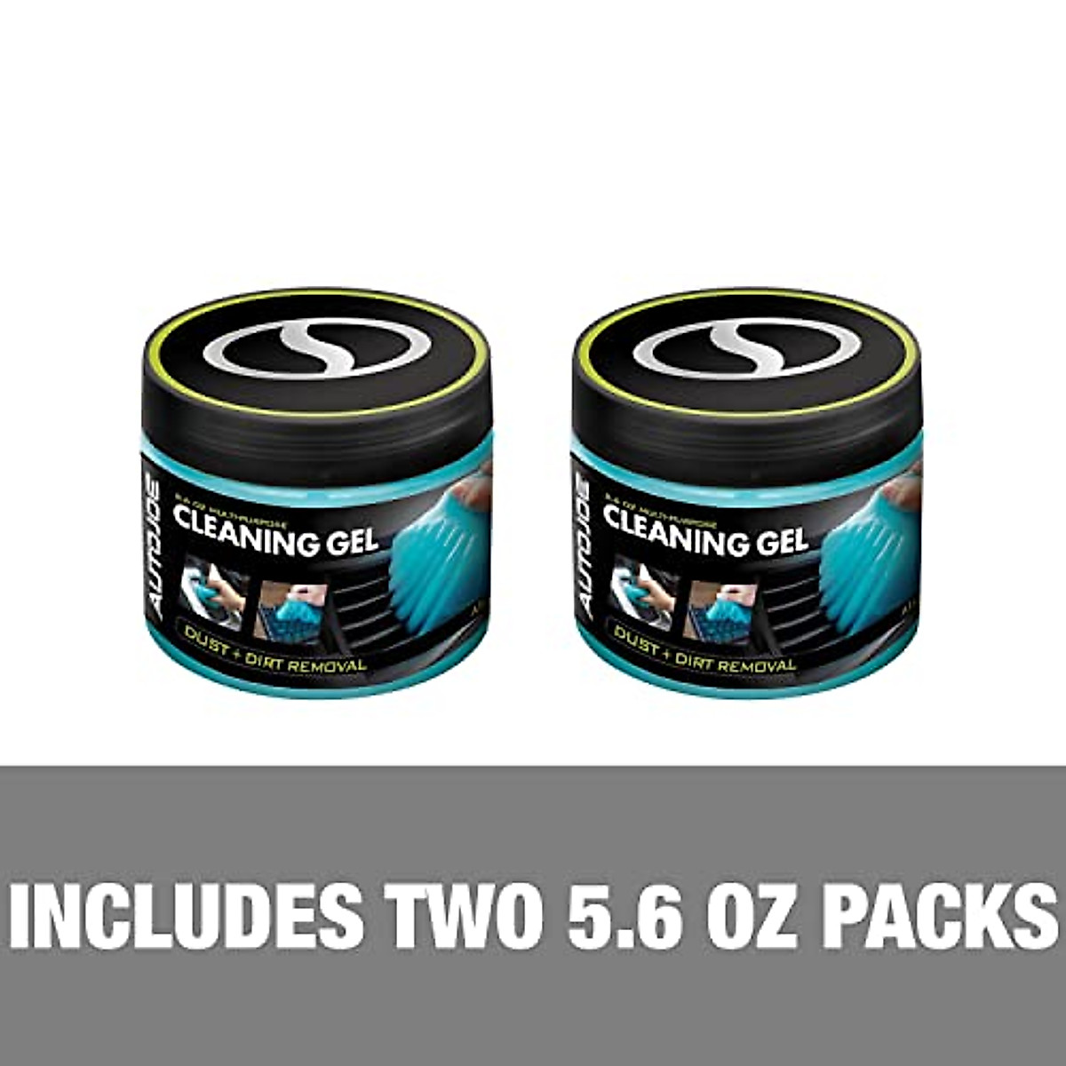 Auto Joe ATJ-DCG1-2PK Dust Removing Cleaning Gel for Car Interiors and More, Blue, 2-Pack