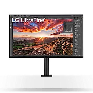 LG 32UN880-B 32" UltraFine Display Ergo UHD 4K IPS Display with HDR 10 Compatibility and USB Type-C Connectivity, Black