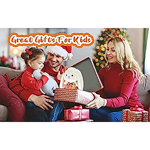 HWD 9.8'' Soft Plush Rabbit Dolls [ Clothes Detachable ], Stuffed Animals Toys, Gifts for Kids Birthday Christmas Day (Pink)