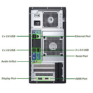 Dell OptiPlex 9020 Tower Computer Desktop PC, Intel Core i7-4970K 4.00GHz, 16GB Ram, 128GB M.2 SSD, 500 GB HDD, WiFi | Bluetooth, DVD Drive, Nvidia GeForce GT 1030 2GB DDR5, Windows 10 Pro (Renewed)