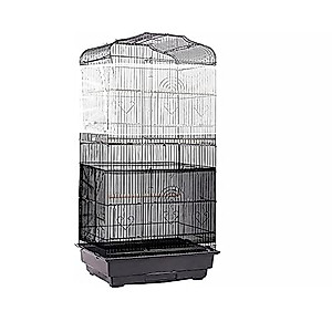Adjustable Birdcage Seed Catcher Feather Catcher Bird Cage Cover Net Airy Soft Skirt Guard Birdcage Nylon Mesh Netting for Parrot Macaw Parakeet Round Square Cage (118 x 16 Inch, White)