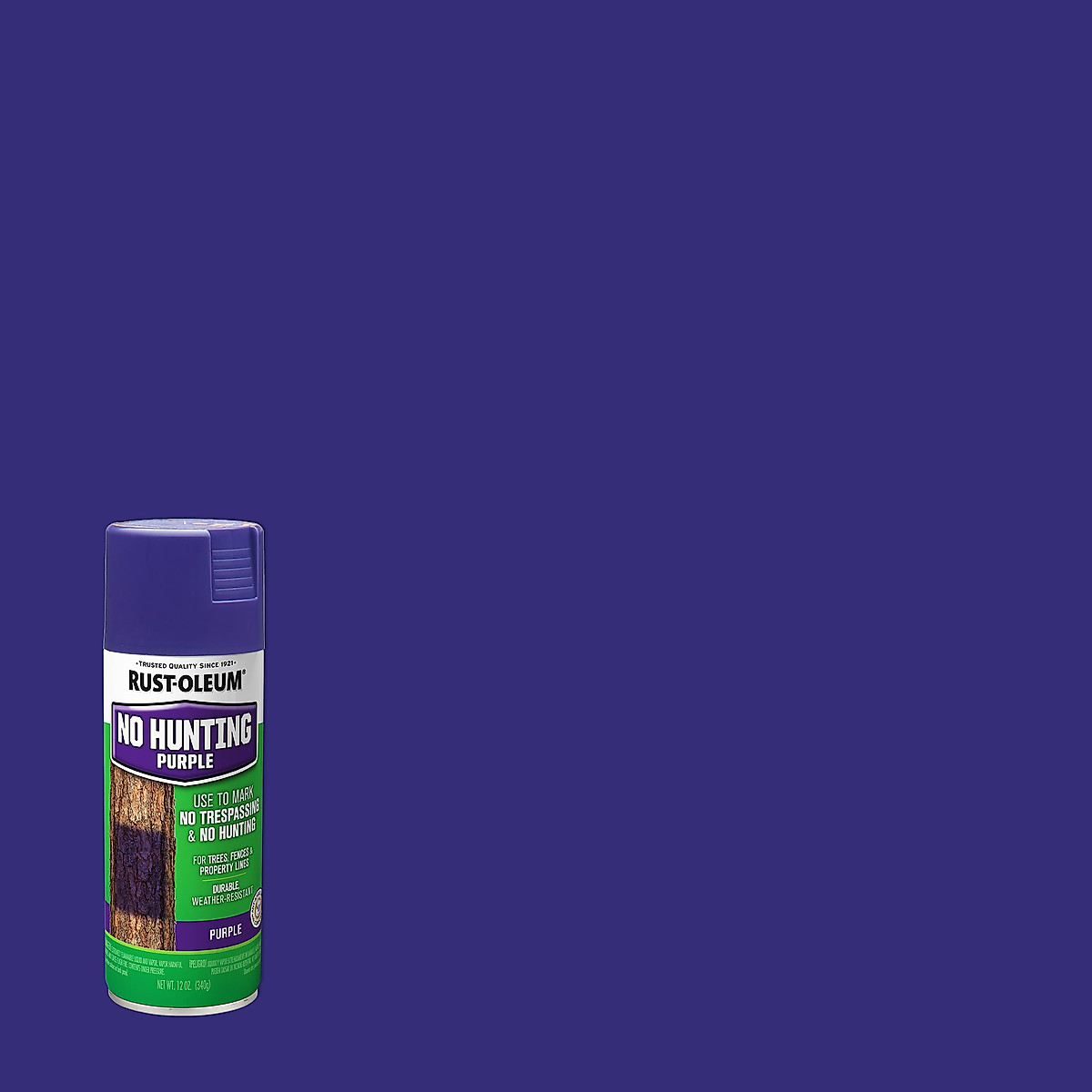 Rust-Oleum 270970-6PK Specialty No Hunting Purple Spray Paint, 12 oz, 6 Pack