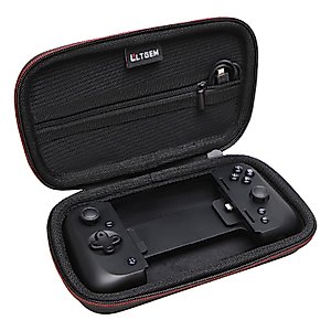 LTGEM EVA Hard Case Compatible with Razer Kishi V2 Mobile Gaming Controller / Kishi V2 Pro Mobile Gaming Controller (Black)