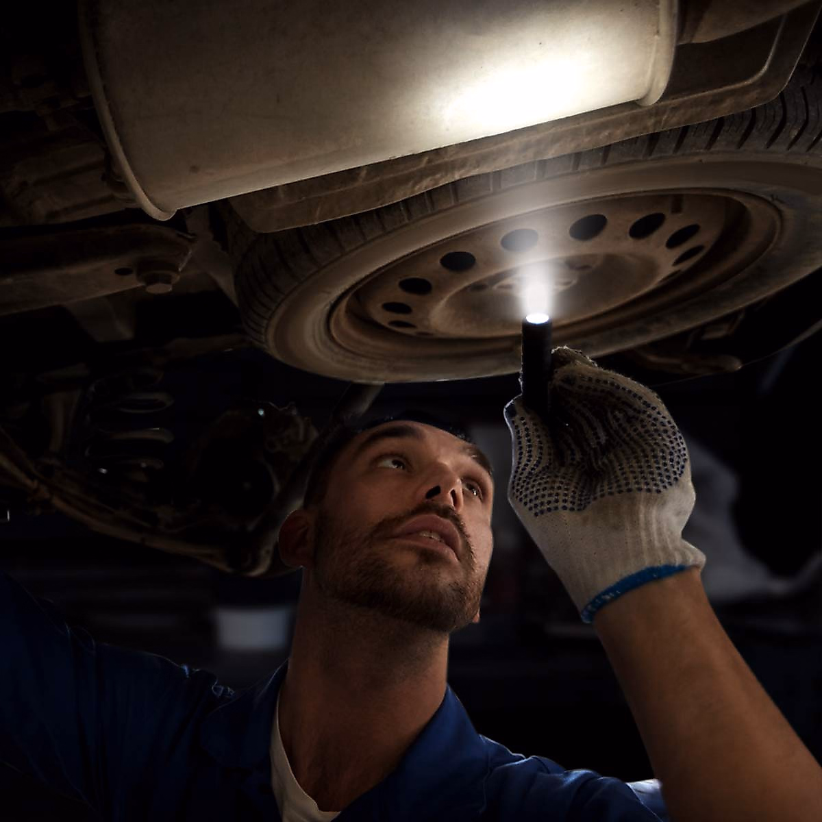 LE LED Pen Flashlights, Lightweight, Mini, Waterproof Pocket Flashlight with Clip, 2 Pack Small Flashlights for Inspection, Work, Emergency