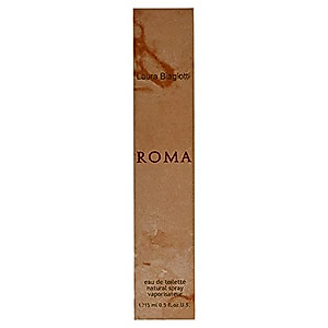 Laura Biagiotti Roma for Women Sweet and Elegant Scent - Opens with Pink Grapefruit and Black Currant - Unleashes Delicate and Timeless Sensuality - Perfect for Date Night - 0.5 oz EDT Spray