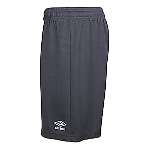 Umbro unisex child Field Shorts, Black, Large US