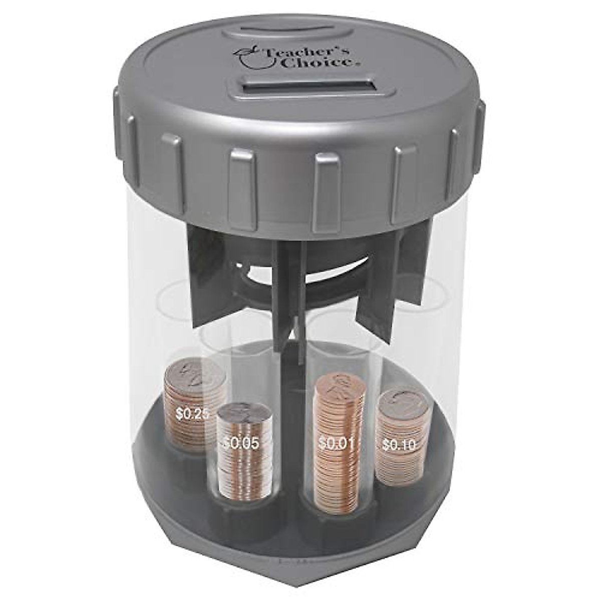 Digital Coin Counter Automatic Coin Sorter - 2020 Version - Digitally Keeps Count of and Automatically Sorts U.S. Coins into Individual Tubes with 20 Coin Wrappers Included
