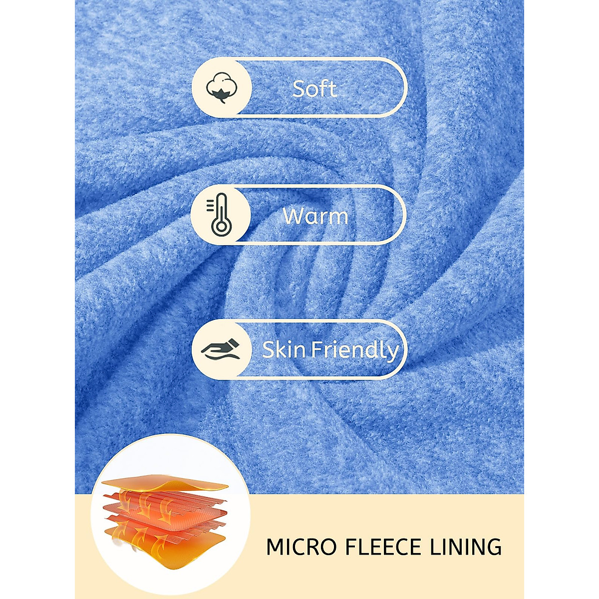 MAGCOMSEN Men's Quarter Zip Pullover Long Sleeve Athletic Shirt Gym Running Performance Tops Pullover Thermal Workout Sweatshirts Light Blue