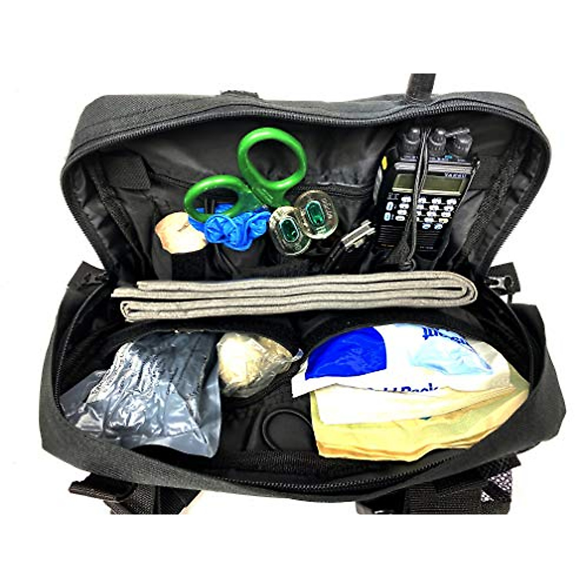 X-FIRE® MOLLE Radio Chest Harness Admin Pouch Pack Tool Bag with Dual Antenna Ports