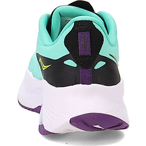 Saucony Women's Guide 15 Road Running Shoe, Cool Mint/Acid, 9.5 Wide