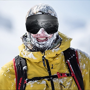 FMY Ski Goggles for Men Women & Youth - Anti Fog UV400 Protection Snowboard Snow Skiing Goggles for Adult