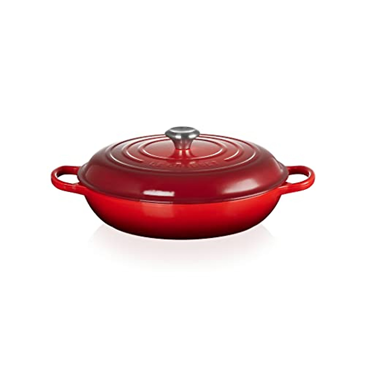 Le Creuset Enameled Cast Iron Signature Braiser, 5 qt. , Cerise