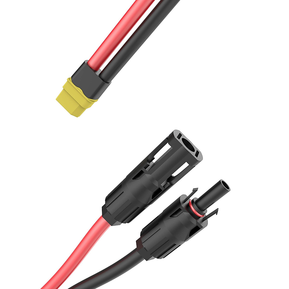 Solar Charge Cable Solar Connector to XT60 Adapter Connector Connect Solar Panel for Portable Power Station Solar Generator for Lipo Battery Pack EFDELTA Portable Power Station River 600 3M/9.84Ft