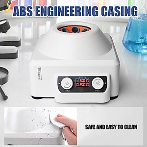 Cekegon PRF Centrifuge, PRP Centrifuge Machine 6x10ml with LCD Screen, 4000rpm 1685xg Portable Lab Benchtop Centrifuges, 100min, for Blood, Plasma, Medical Practice