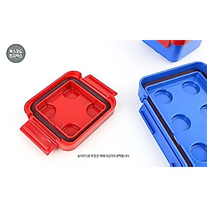 Oxford Brick Lunch Boxes Bento for Children Toddler Kids to Go for Travel and Picnic (Non-Toxic Material Used Product) (Bento)