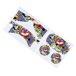 Mxzzand Scratchesproof, VR Headset Stickers, Comfortable, High Performance, VR Controller Headset Stickers,for Oculus Quest 2 Vr Gaming Glasses(Monster League)